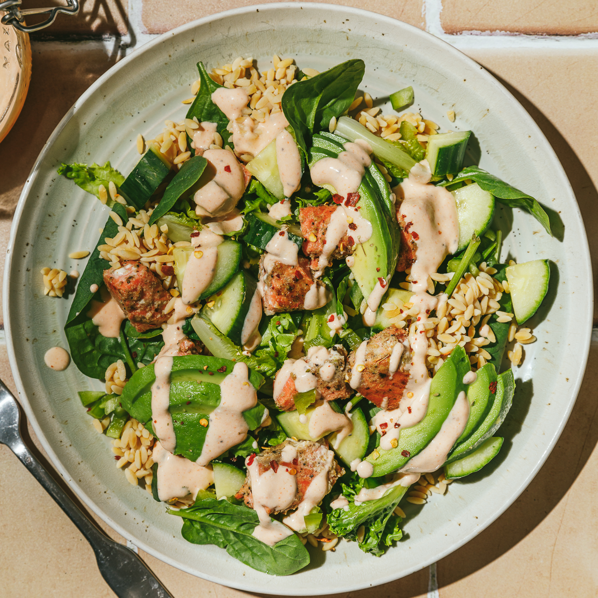 TikTok Salmon Bowl - Shred Happens